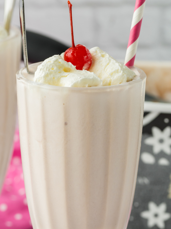 Ninja Creami Five Guy's Cherry Milkshake - Fork To Spoon