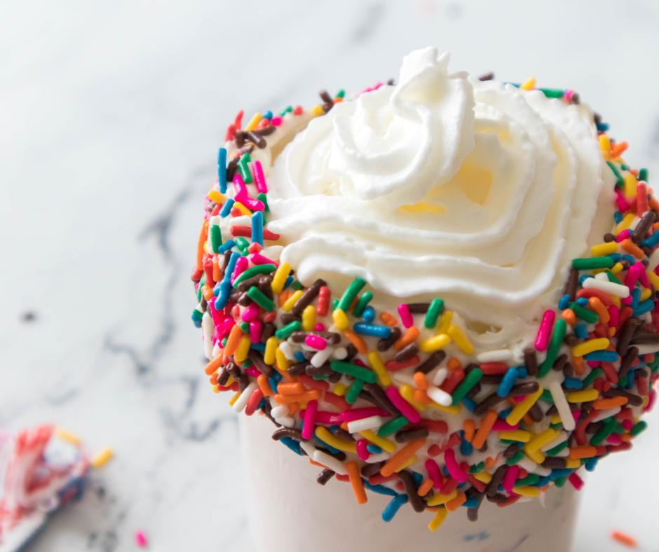 Ninja Creami Funfetti Milkshake - Fork To Spoon