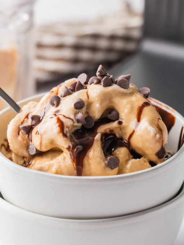 Ninja Creami Mocha Cookie Crumble Ice Cream - Fork To Spoon