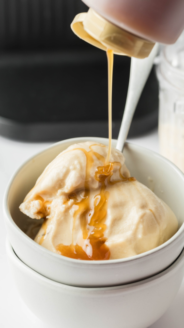 Ninja Creami Starbucks Caramel Ribbon Crunch Frappuccino Ice Cream ...