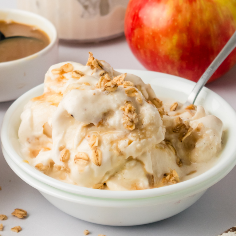 Ninja Creami Apple Cobbler Ice Cream - Fork To Spoon