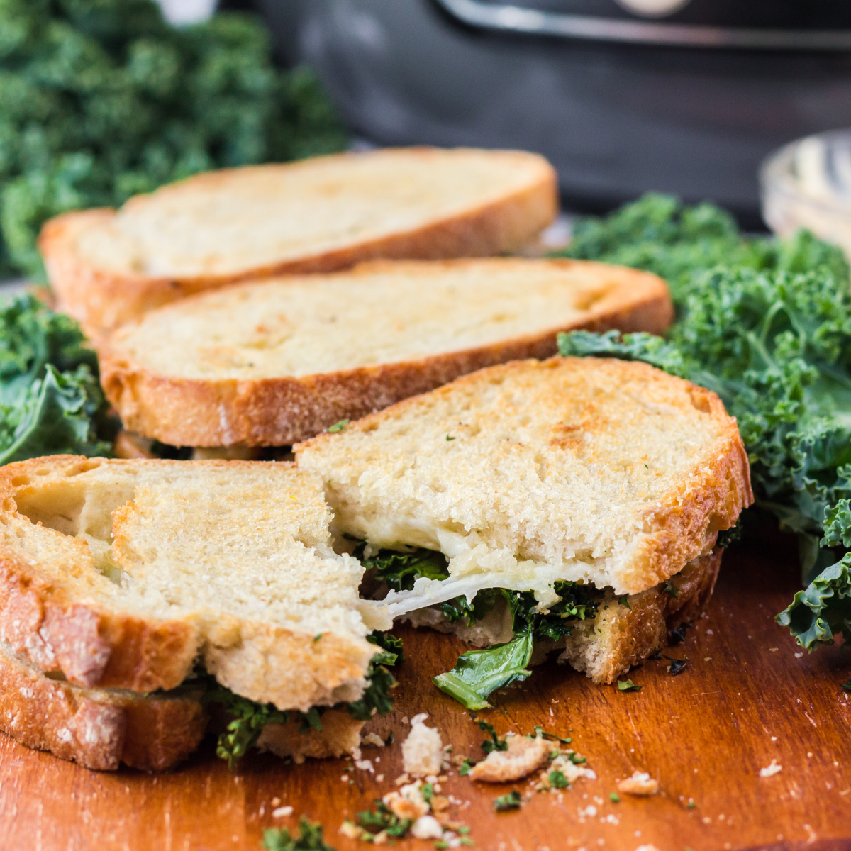 Air Fryer Provolone Broccoli Rabe Sandwich - Fork To Spoon