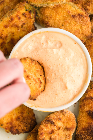 Air Fryer Copycat Red Robin Pickle Nickels - Fork To Spoon