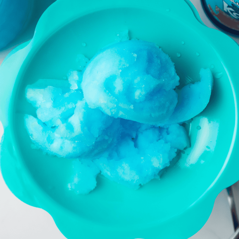 Ninja Creami Blue Raspberry Italian Ice - Fork To Spoon