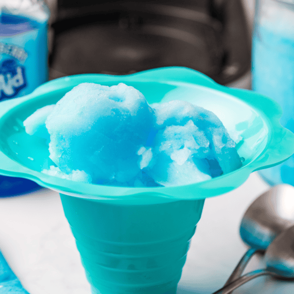 Ninja Creami Blue Raspberry Italian Ice - Fork To Spoon