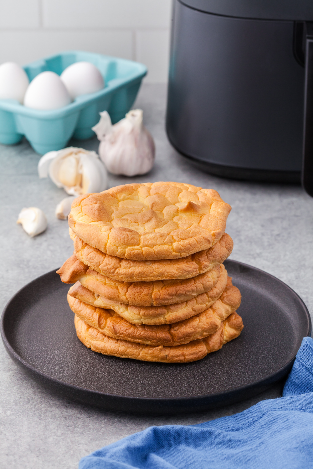 Air Fryer Keto Cloud Bread Chips - Fork To Spoon