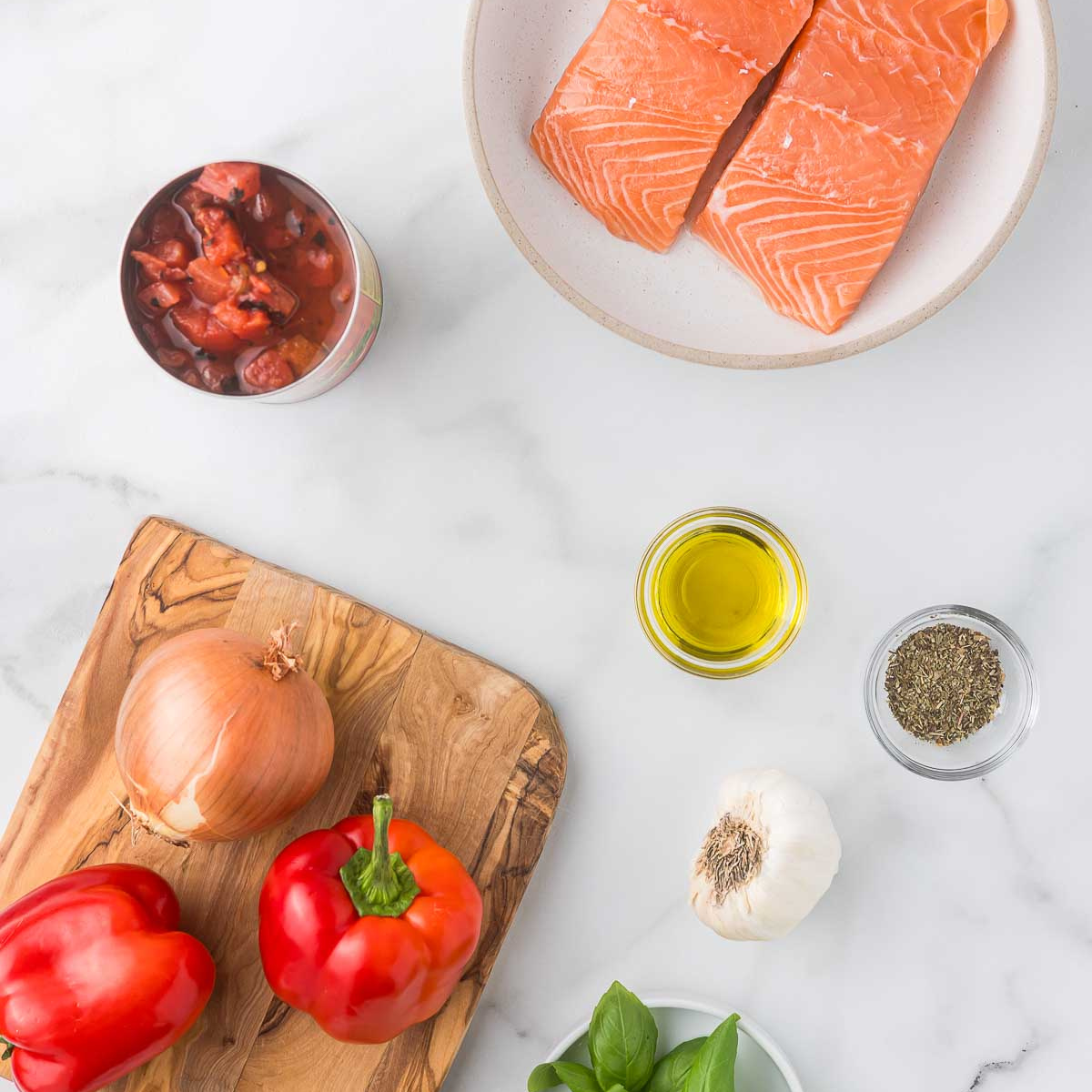 Air Fryer Salmon Cacciatore - Fork To Spoon