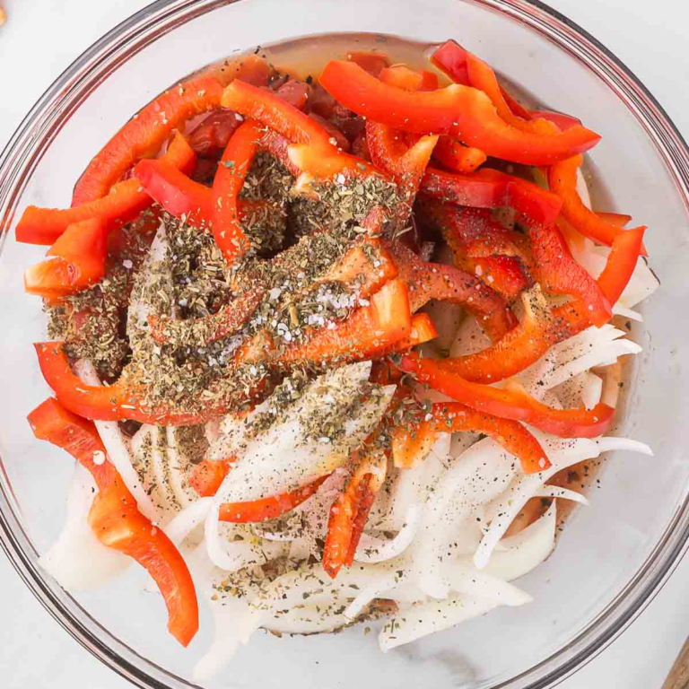 Air Fryer Salmon Cacciatore - Fork To Spoon