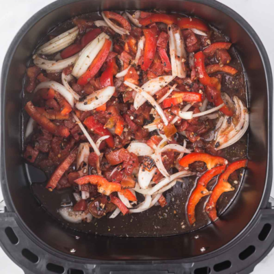 Air Fryer Salmon Cacciatore - Fork To Spoon