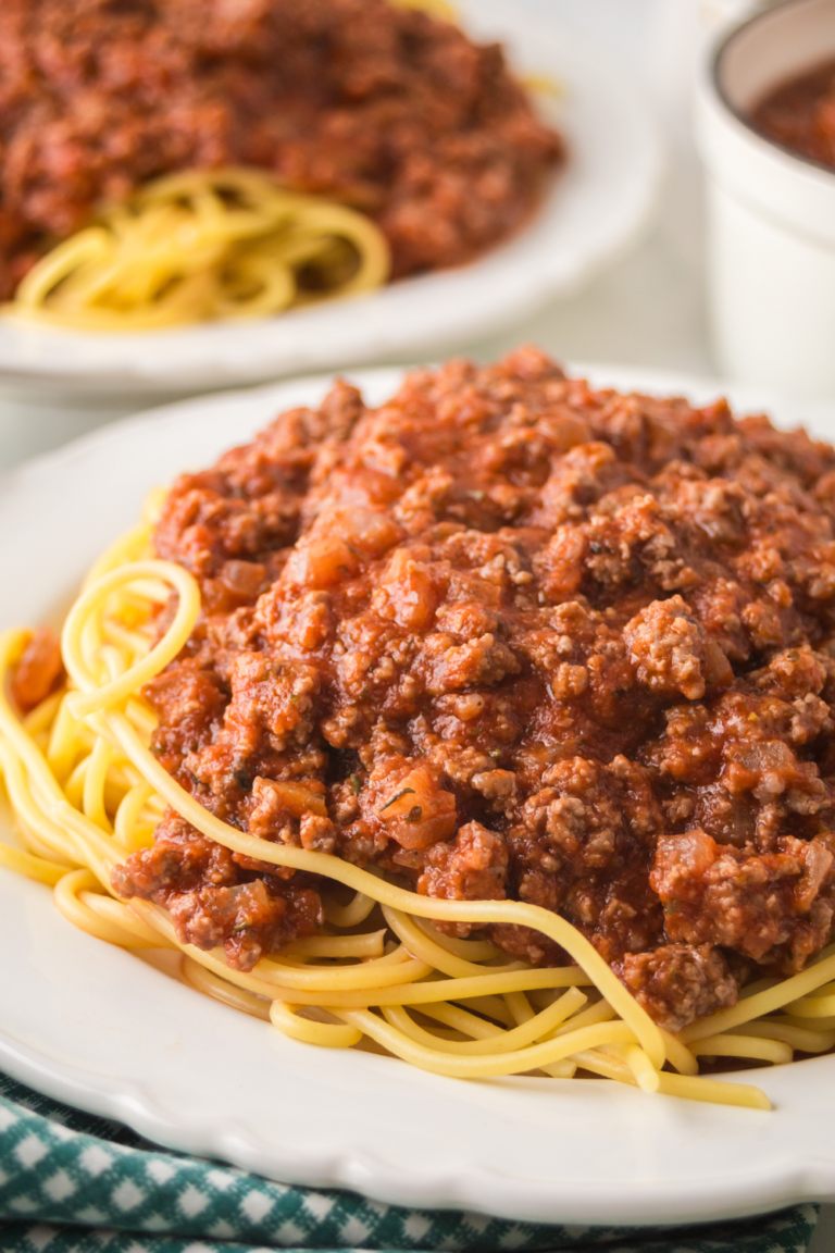Easy Ninja Foodi Spaghetti Bolognese Recipe - Fork To Spoon