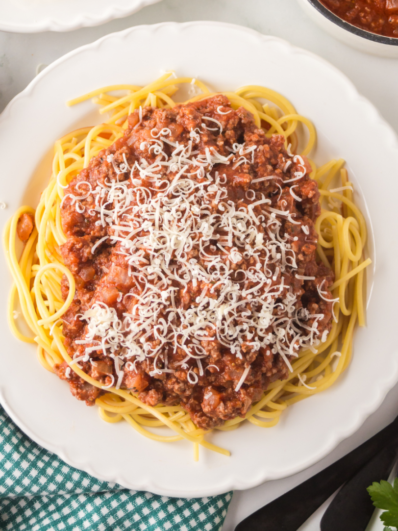 Quick and Easy Ninja Foodi Spaghetti - Fork To Spoon