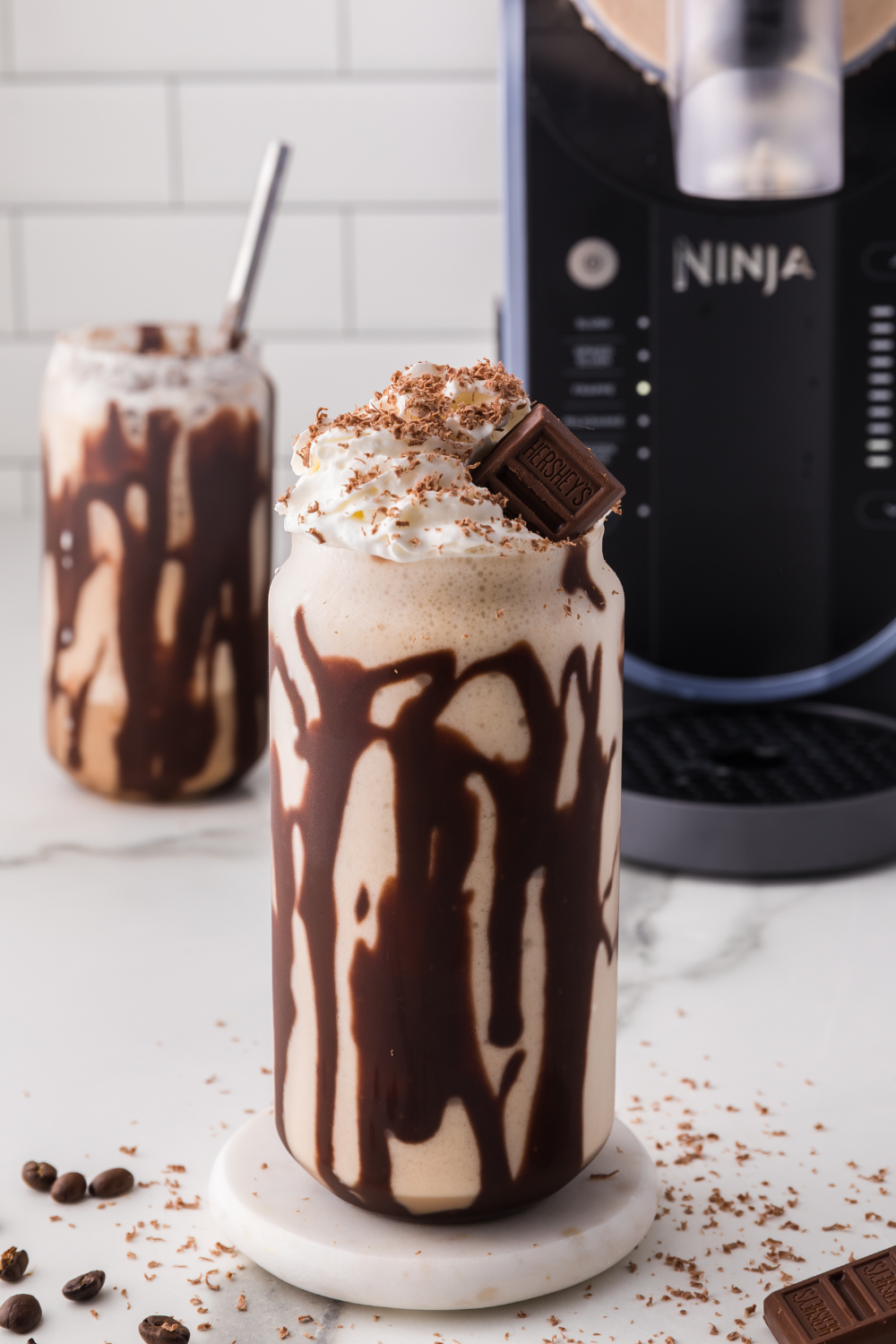 Ninja Slushi Caramel Frappuccino - Fork To Spoon