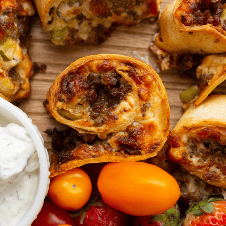 Air Fryer Cuban Pinwheels - Fork To Spoon