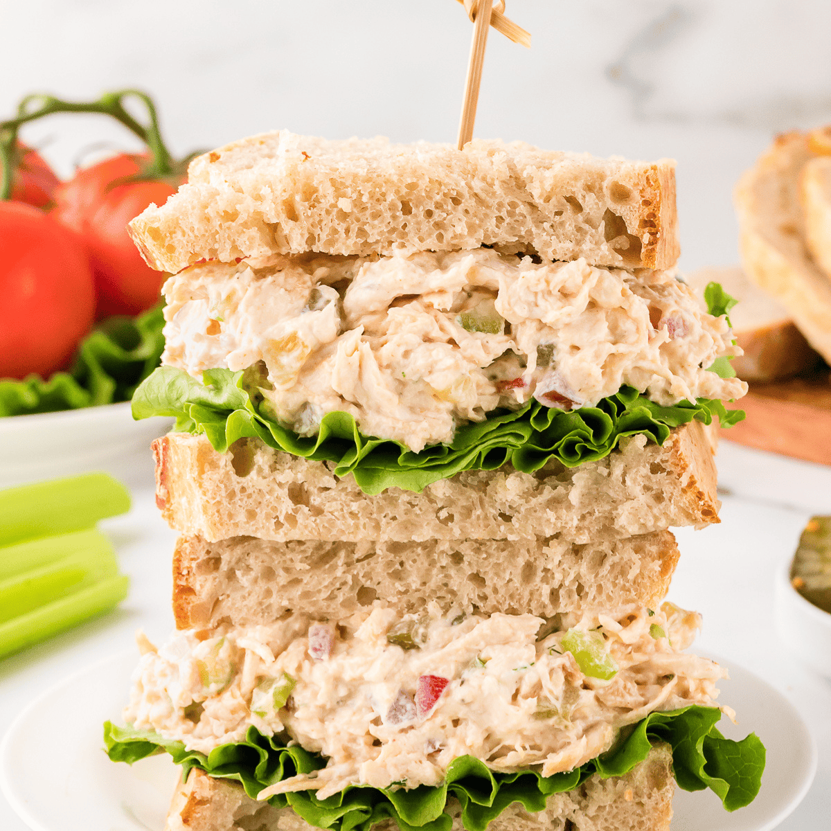 Napa Almond Chicken Salad (Panera Copycat) - Fork To Spoon