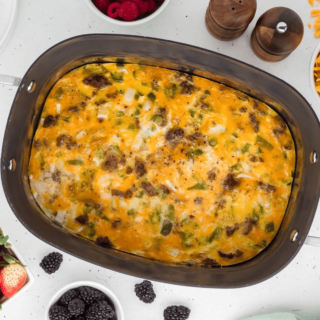 Ninja Foodi Possible Cooker Pro Breakfast Casserole - Fork To Spoon