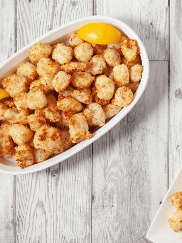 Air Fryer Scallops With Ritz Crackers - Fork To Spoon