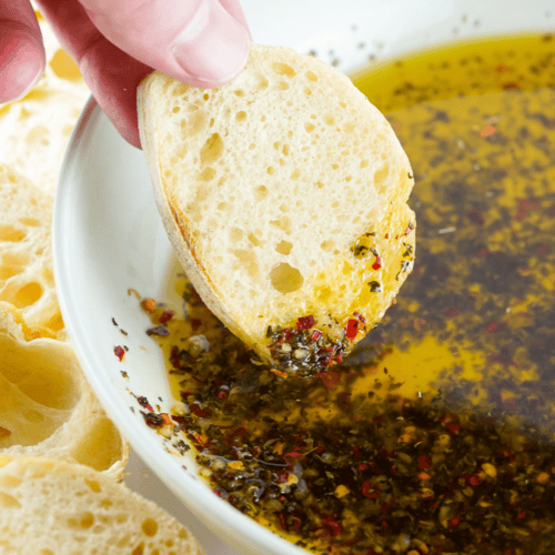 Greek Bread Dipping Oil - Fork To Spoon