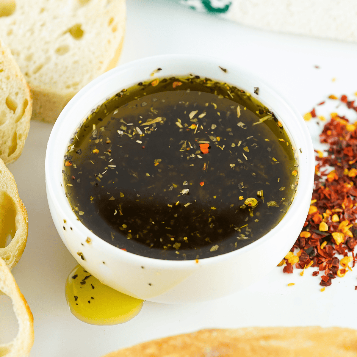 Greek Bread Dipping Oil - Fork To Spoon