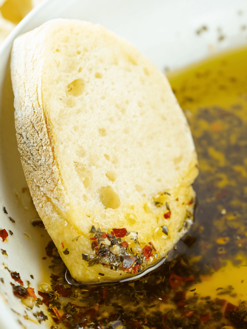 10 Minute Mediterranean Bread Dipping Oil Fork To Spoon