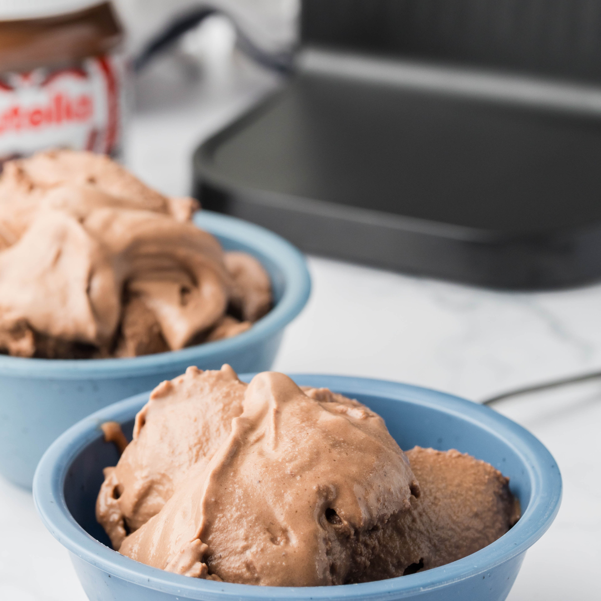 Easy Ninja Creami Nutella Gelato - Fork To Spoon
