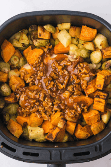 Air Fryer Maple Walnut Chicken - Fork To Spoon