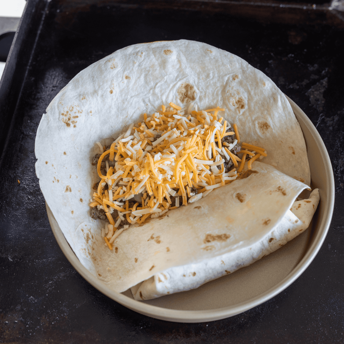 Easy Blackstone Griddle Wet Burrito - Fork To Spoon