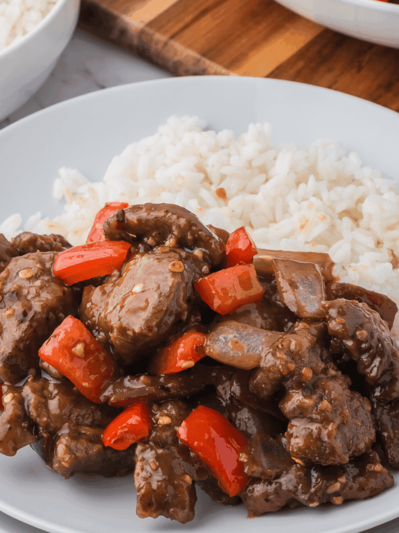 Air Fryer Panda Express Black Pepper Beef - Fork To Spoon
