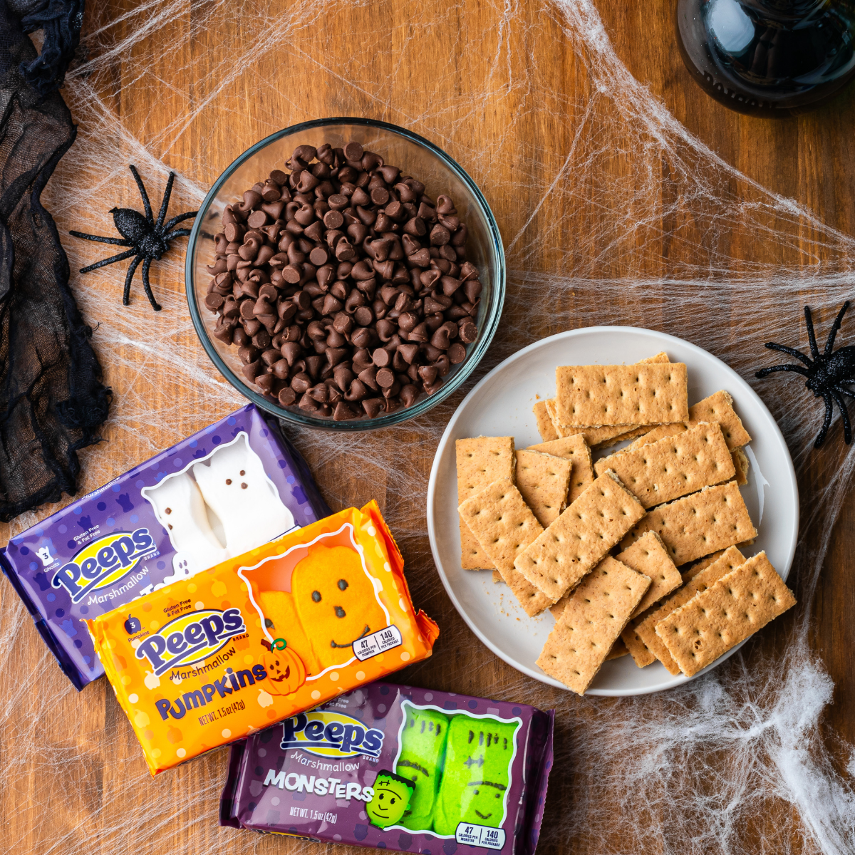 Easy Air Fryer Halloween S’mores Dip - Fork To Spoon