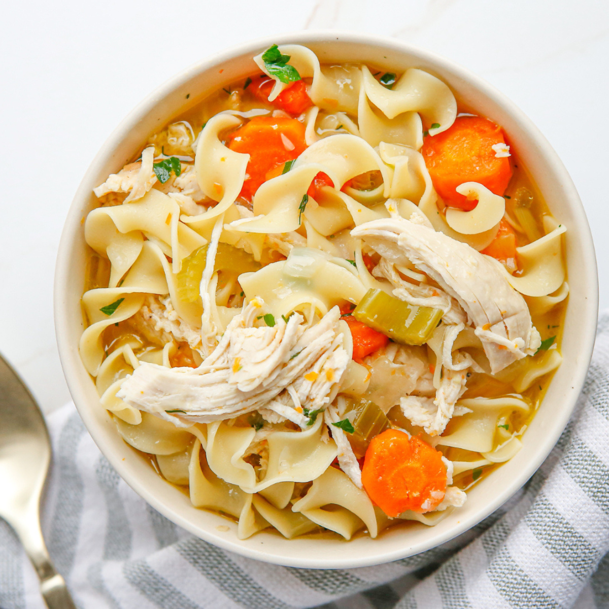 Jason's Deli Chicken Noodle Soup Recipe - Fork To Spoon