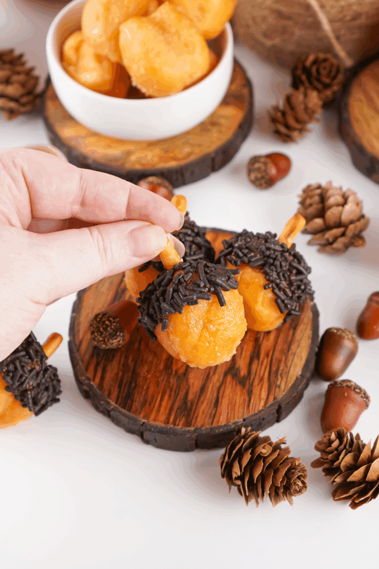 Easy Acorn Donut Holes - Fork To Spoon