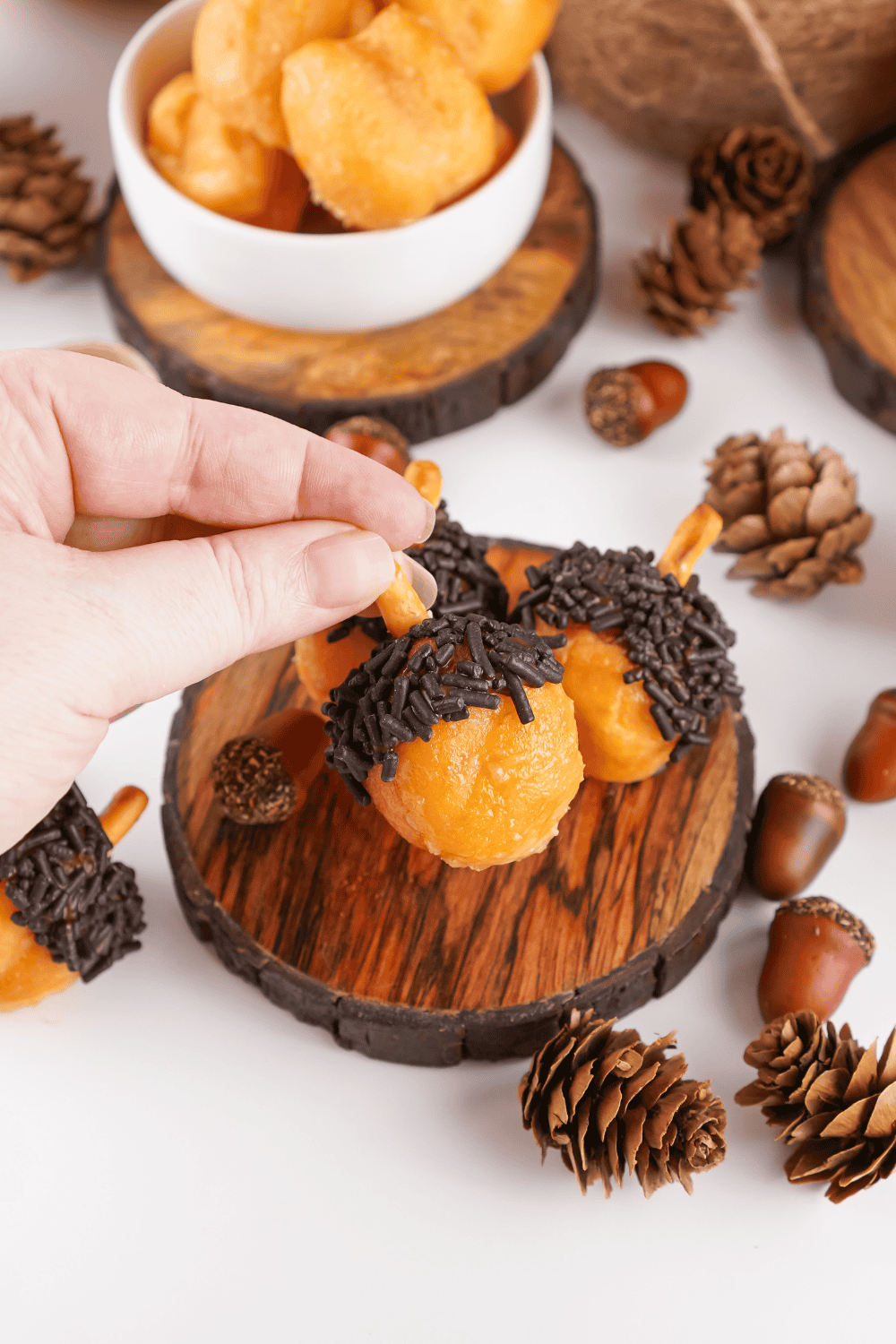 Easy Acorn Donut Holes - Fork To Spoon