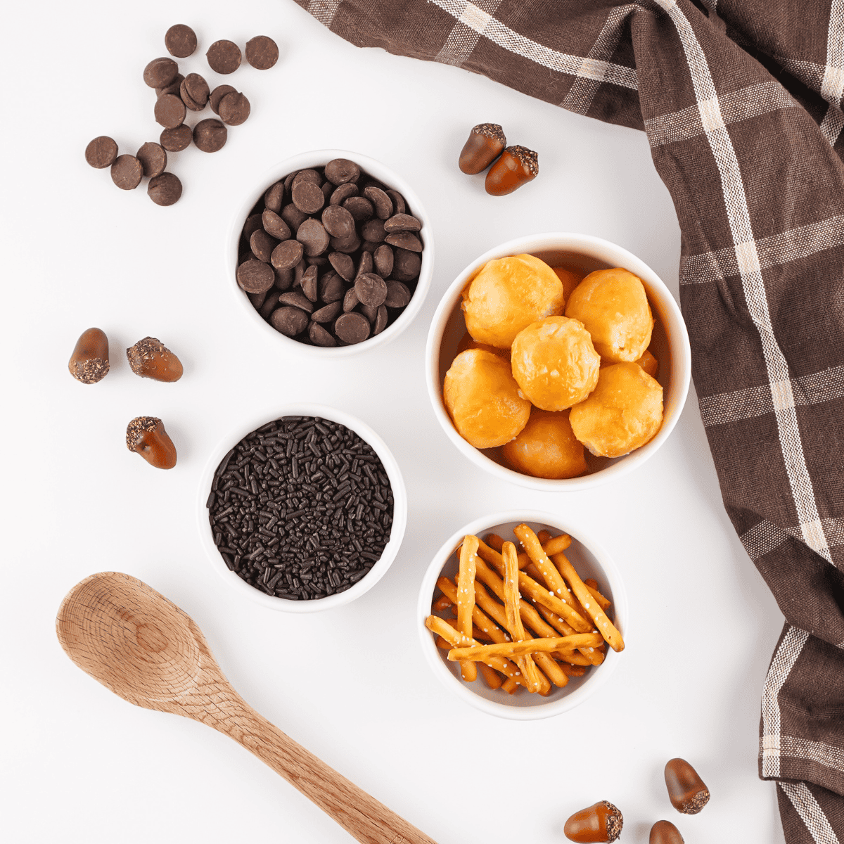 Easy Acorn Donut Holes - Fork To Spoon