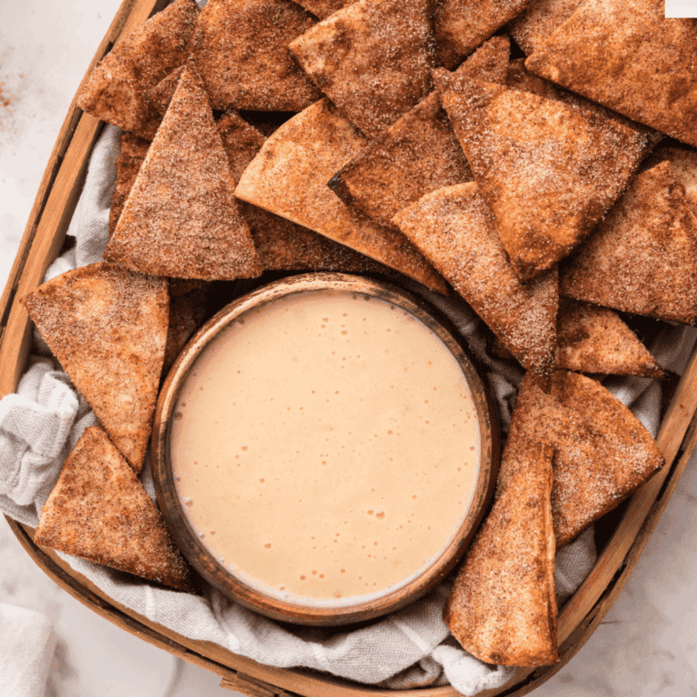 Easy Dip For Cinnamon Sugar Pita Chips - Fork To Spoon