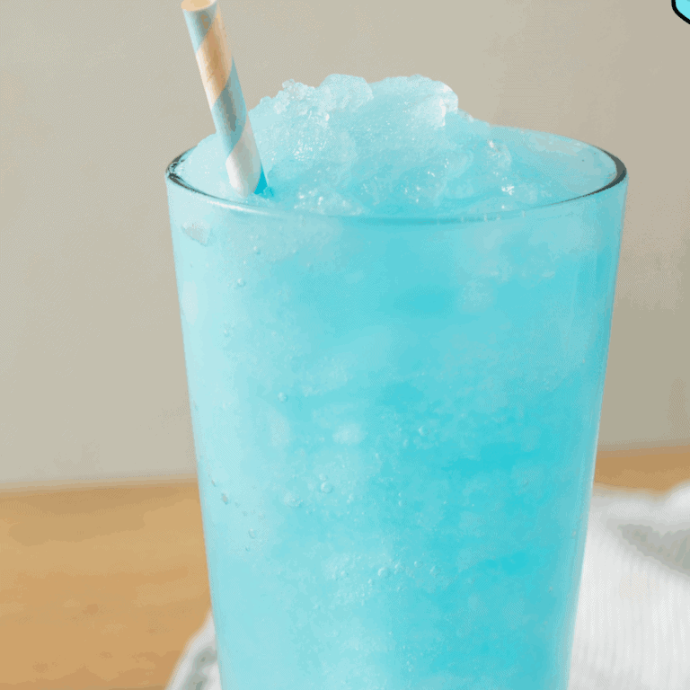 Easy Ninja Slushi Blue Raspberry Slush - Fork To Spoon