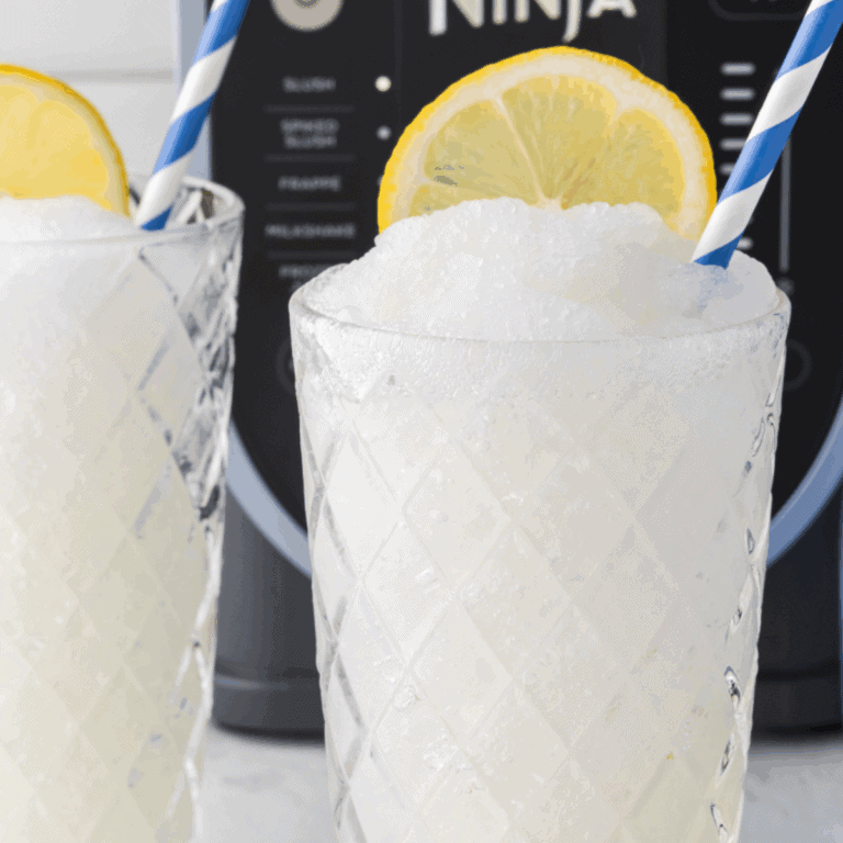 Ninja Slushi Frosted Lemonade - Fork To Spoon