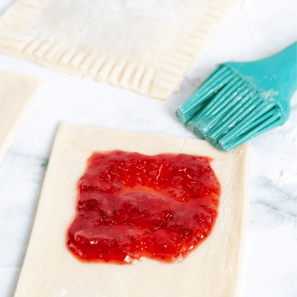 Easy Air Fryer Raspberry Pop Tarts - Fork To Spoon