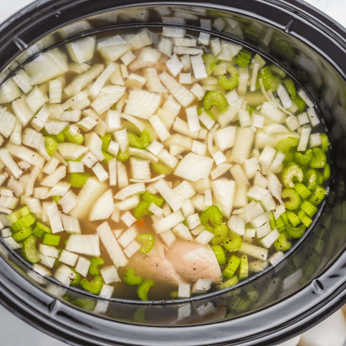 Easy Slow Cooker Matzo Ball Soup Recipe - Fork To Spoon