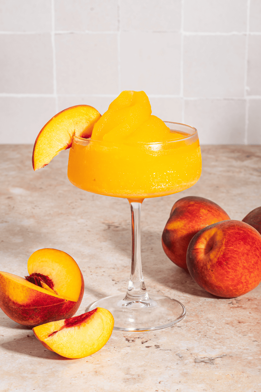 Ninja Slushi Frozen Peach Bellini - Fork To Spoon