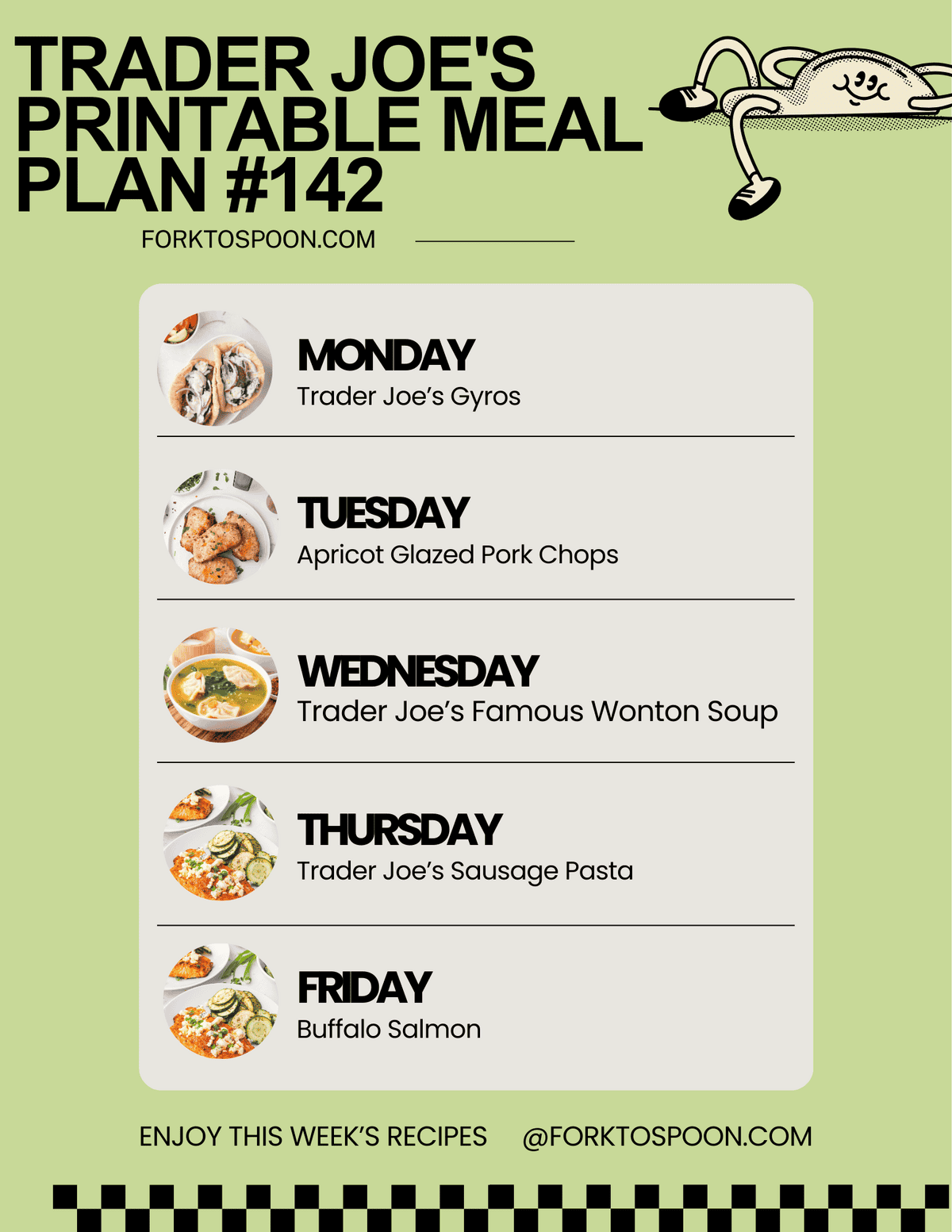 Trader Joe’s Printable Meal Plan #142 - Fork To Spoon