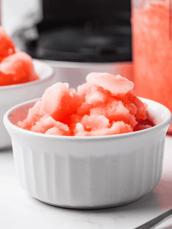 Ninja Creami Blue Raspberry Italian Ice - Fork To Spoon