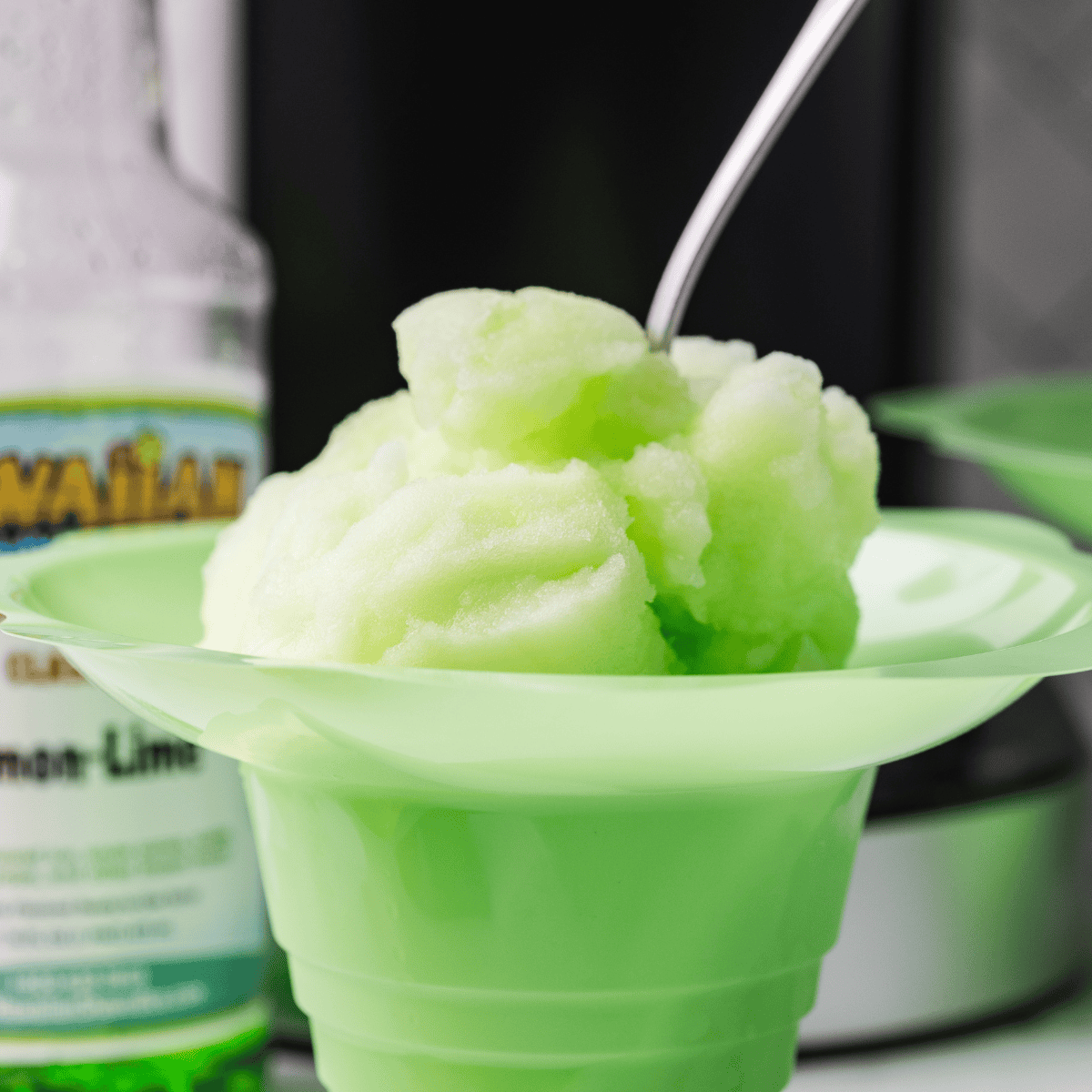 Easy Ninja Creami Lemon-Lime Italian Ice - Fork To Spoon