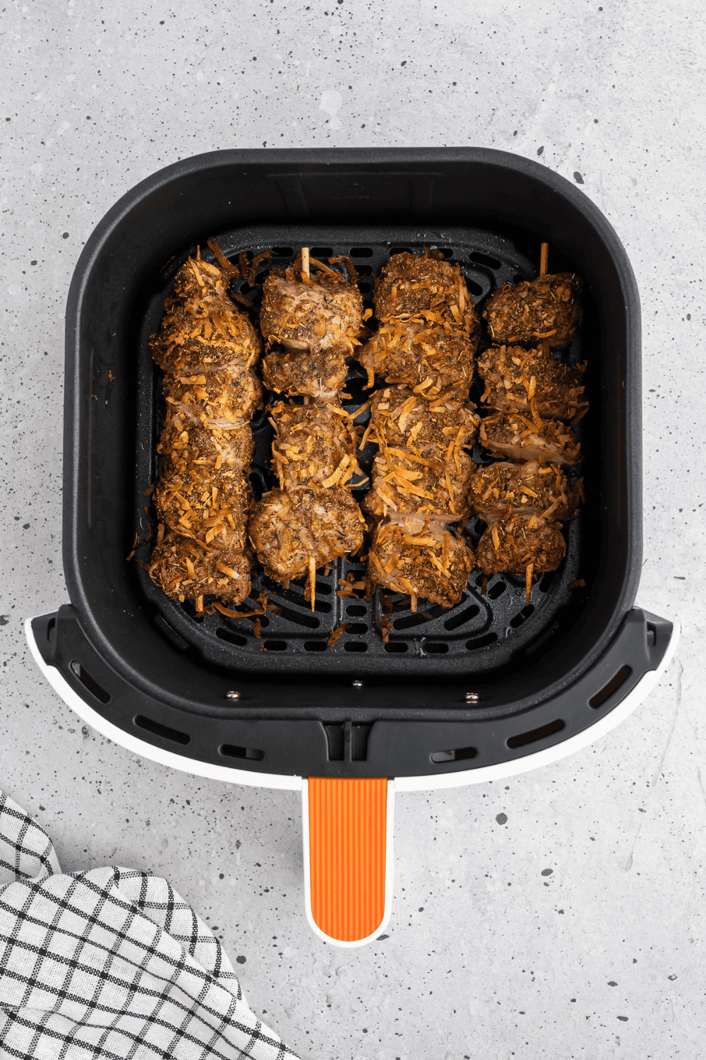 Air Fryer Jerk Pork Skewers with Black Bean Mango Salsa (Ready in 30 ...